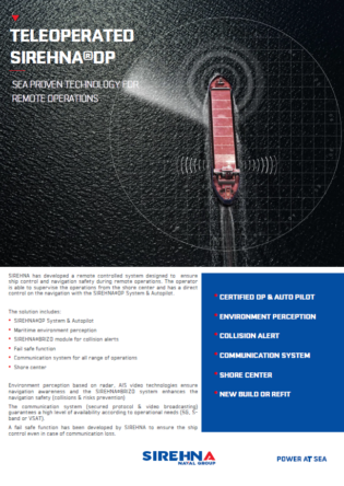 SIREHNA - Dynamic Positioning System - DPS & TCS